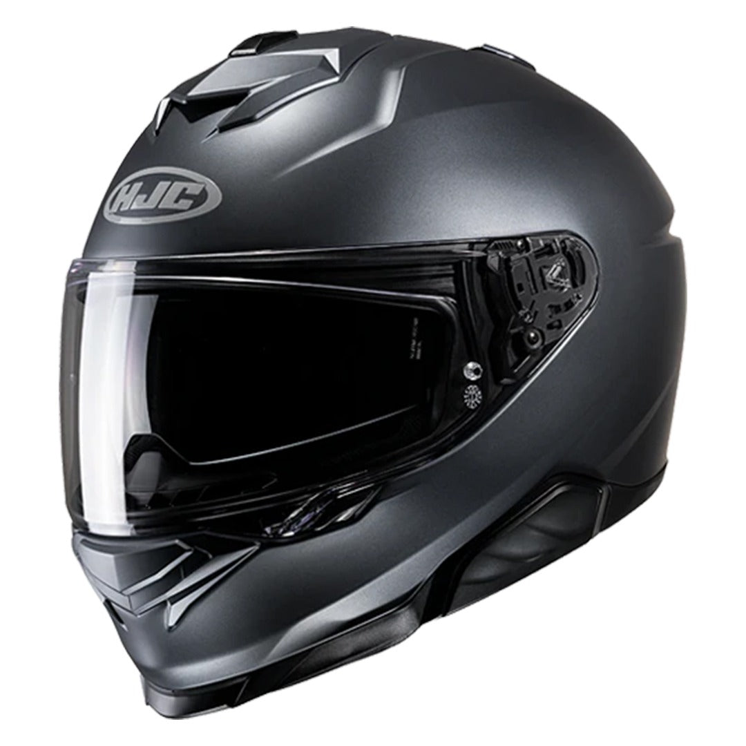 HJC I71 SEMI-FLAT ANTHRACITE HELMET – Crossroad the biker stop