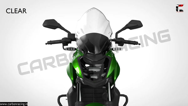 CarbonRacing Premium Windshield for Dominar 400 / Dominar 250-Clear ...