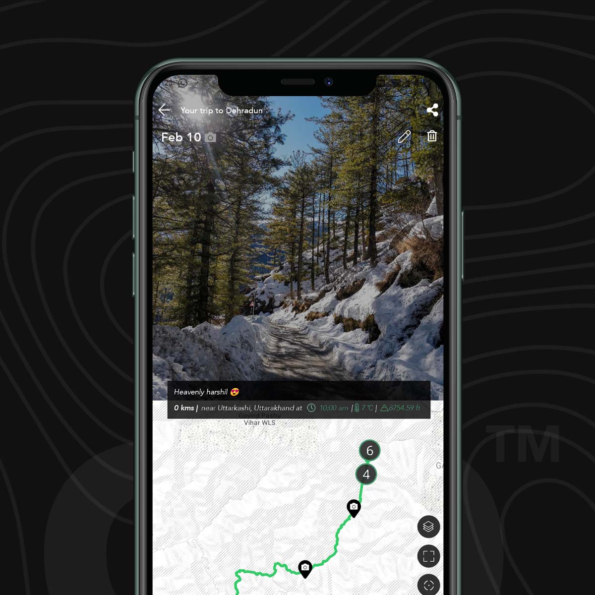 KOGO TripTracker – Crossroad the biker stop